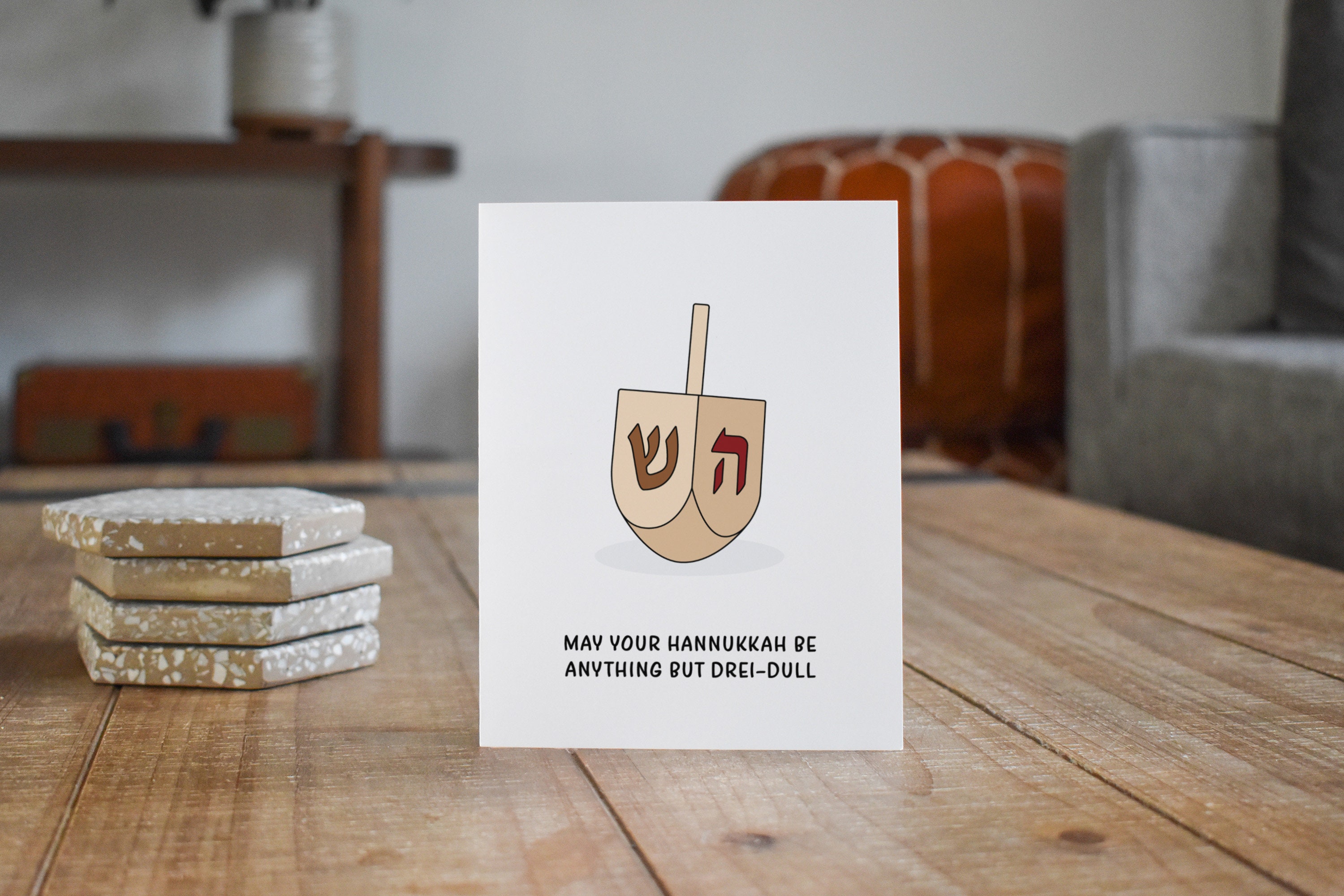 Funny Hanukkah Card Dreidel Hanukkah Gift Card | Etsy