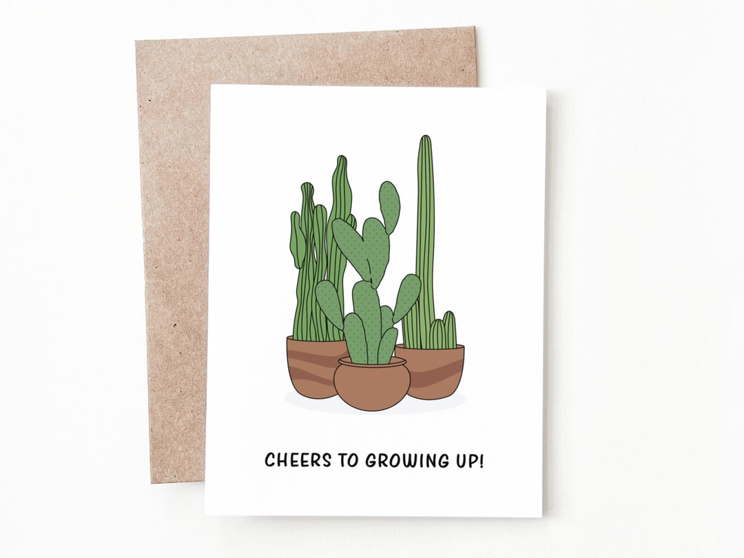 Funny Plant Birthday Card, Plant Mom Birthday Gift for Him or Her - Etsy