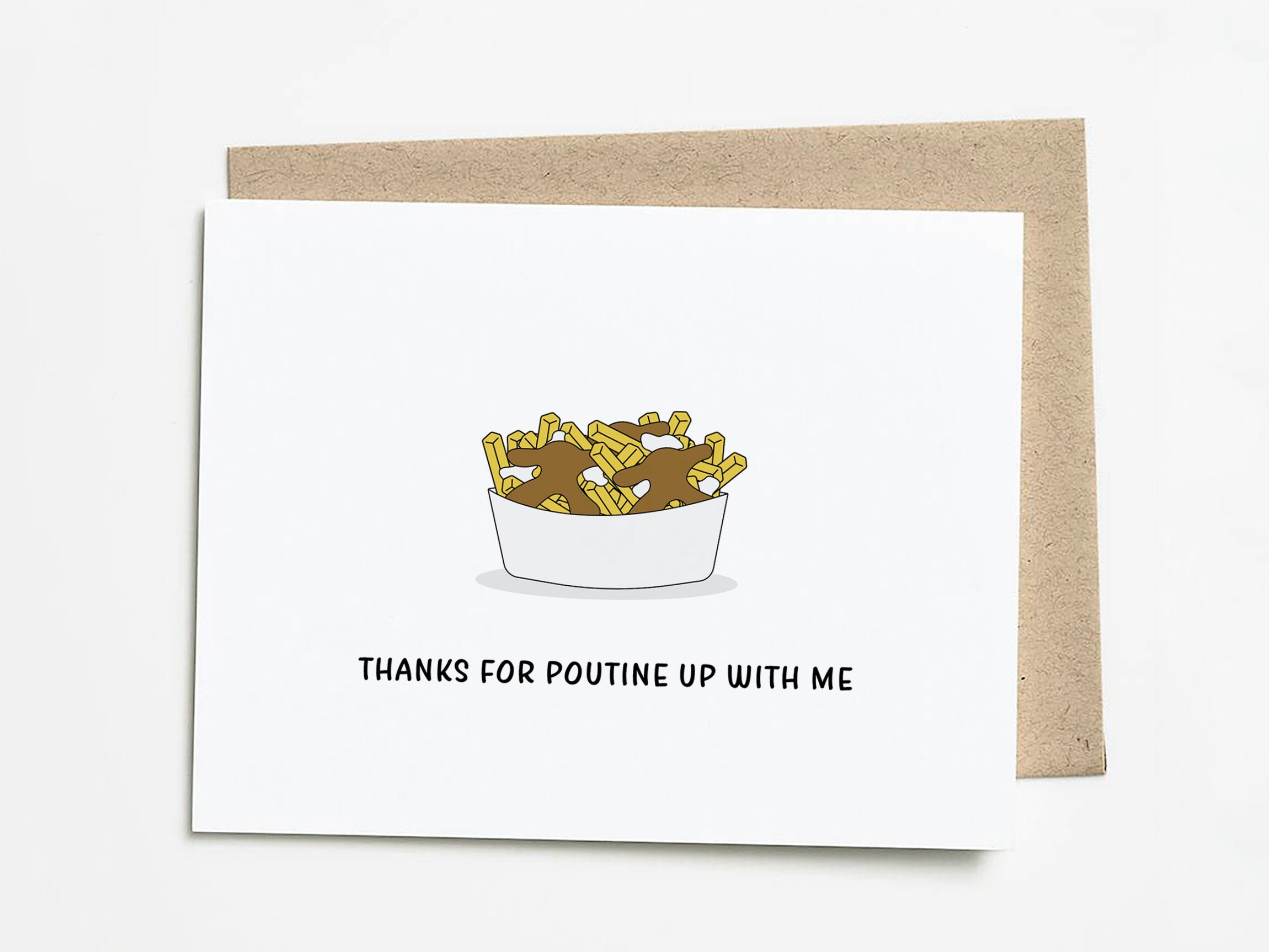 Funny Poutine Anniversary Card Fries and Gravy Anniversary | Etsy Hong Kong