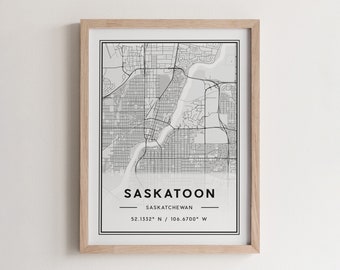 Saskatoon Poster | Etsy