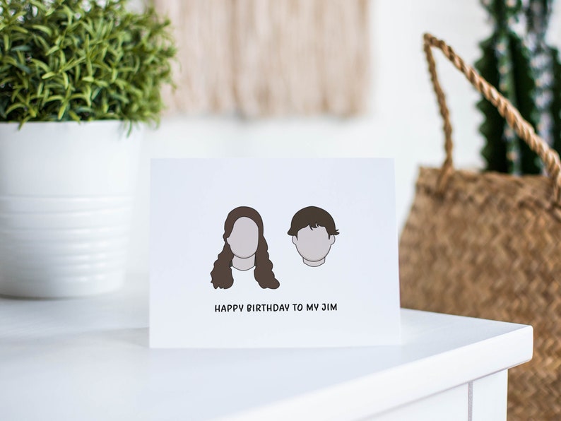The Office Birthday Card Jim and Pam Birthday Gift for - Etsy Canada