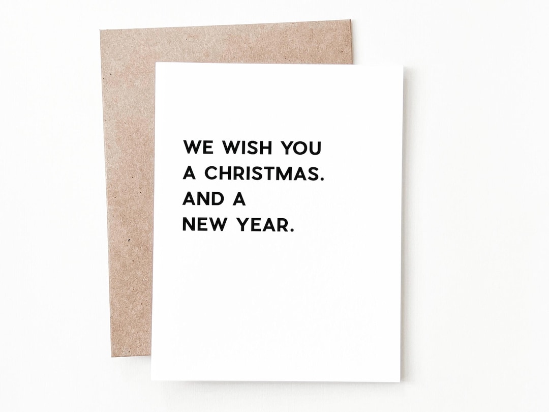 Funny Sarcastic Christmas Card, Funny Handmade Christmas Gift for Him ...