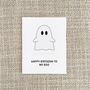 Funny Ghost Birthday Card, Haunted Birthday Gift for Him or Her - Etsy ...
