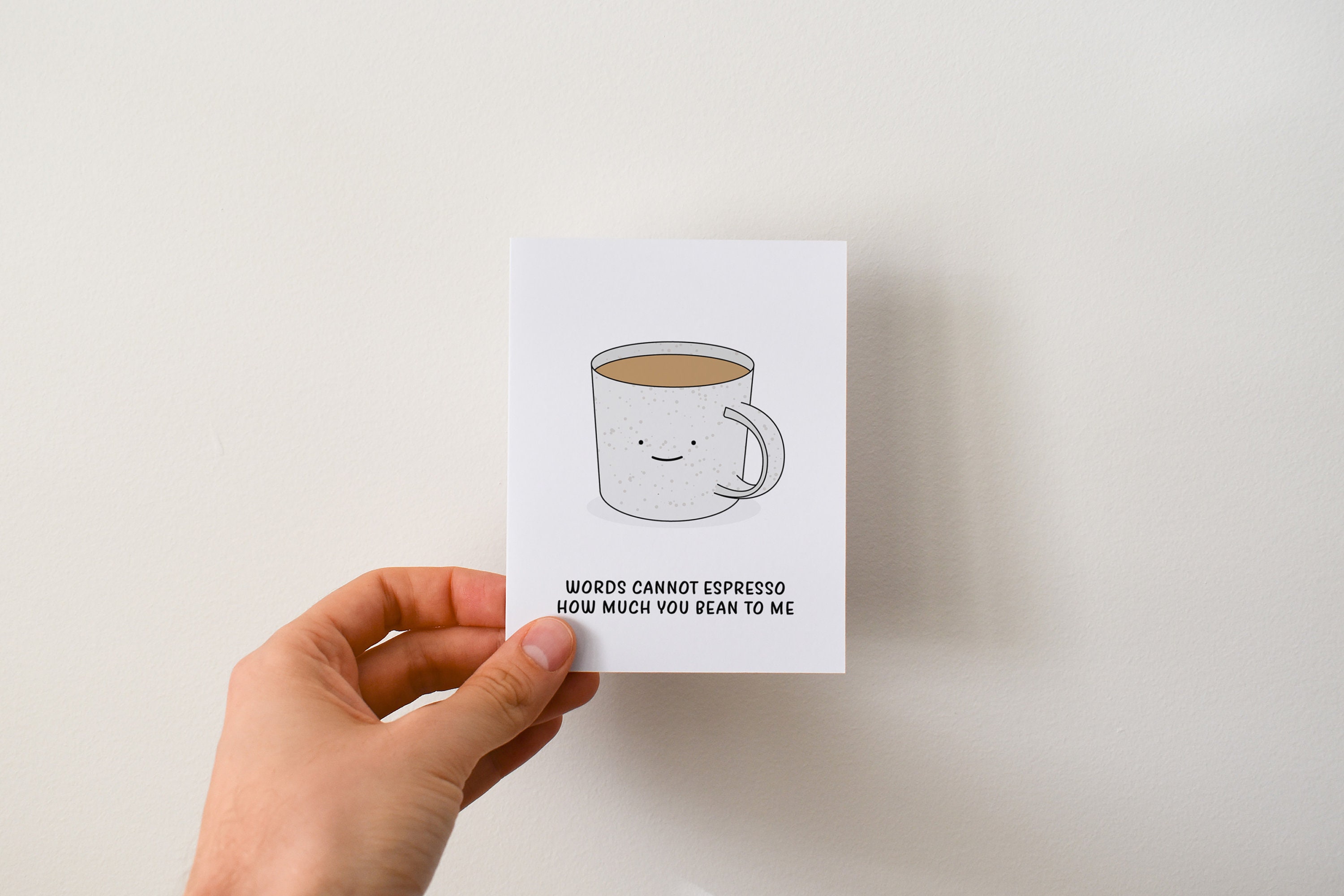 Funny Coffee Anniversary Card Latte Anniversary Gift for Him | Etsy