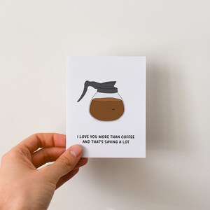 Funny Coffee Anniversary Card, Coffee Anniversary Gift for Boyfriend or ...