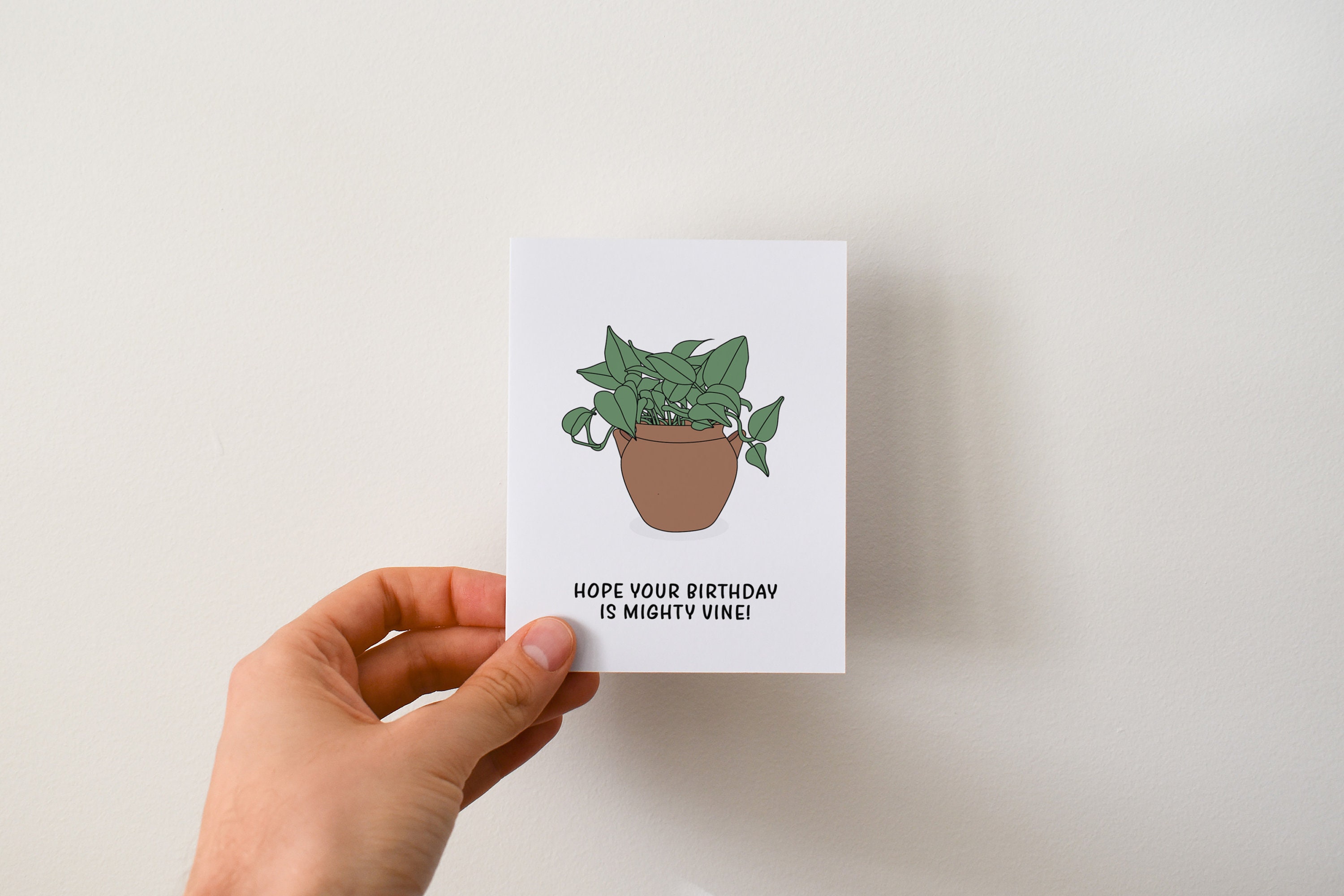 Funny Plant Birthday Card Plant Mom Birthday Gift for Him or | Etsy