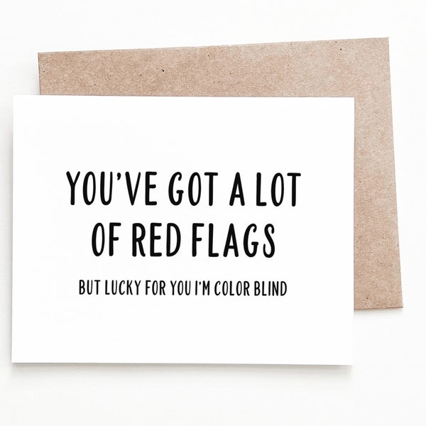 Funny Red Flags - Etsy