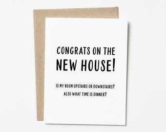 Funny Housewarming Card | Etsy