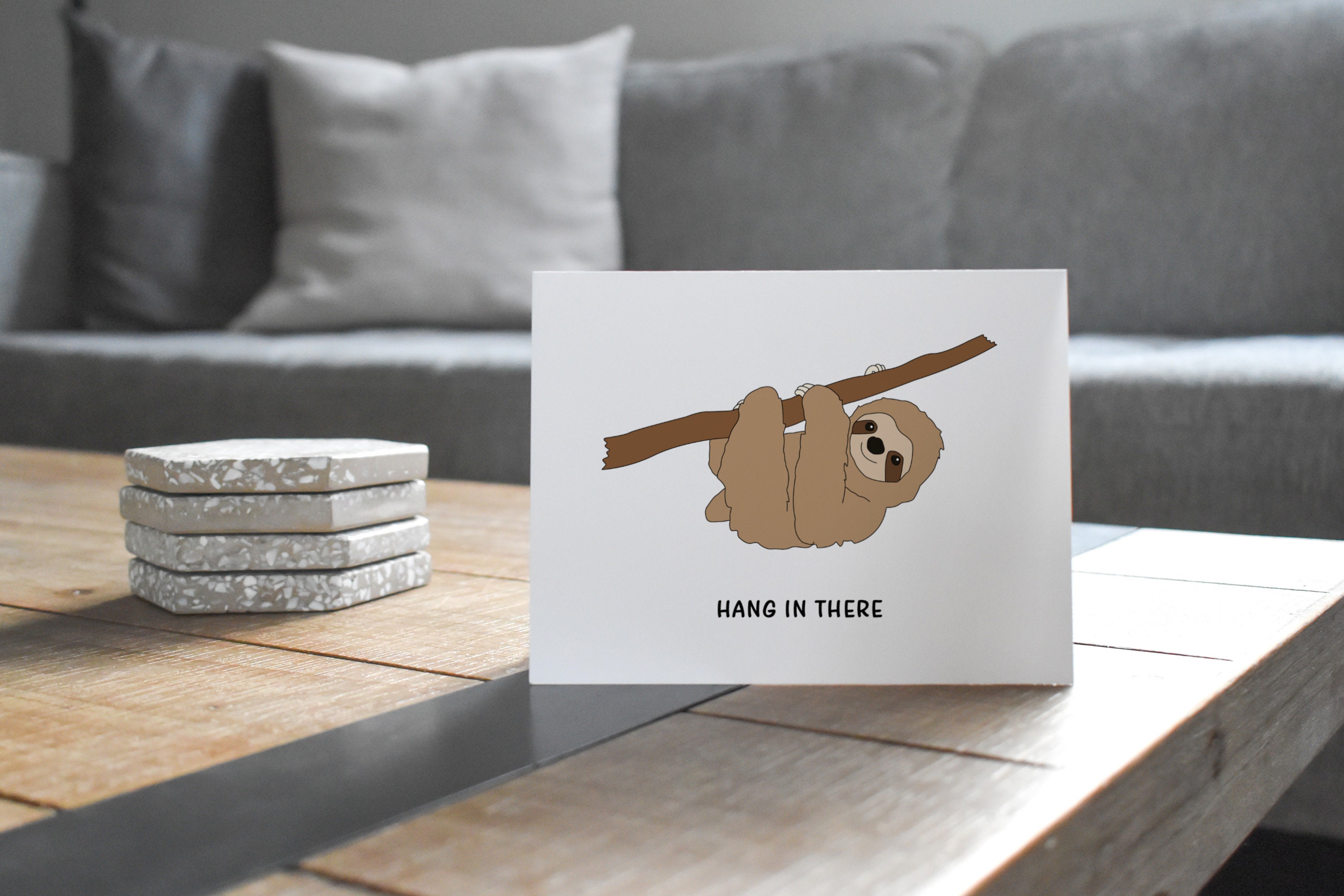 Funny Sloth Anniversary Card Sloth Anniversary Gift for | Etsy