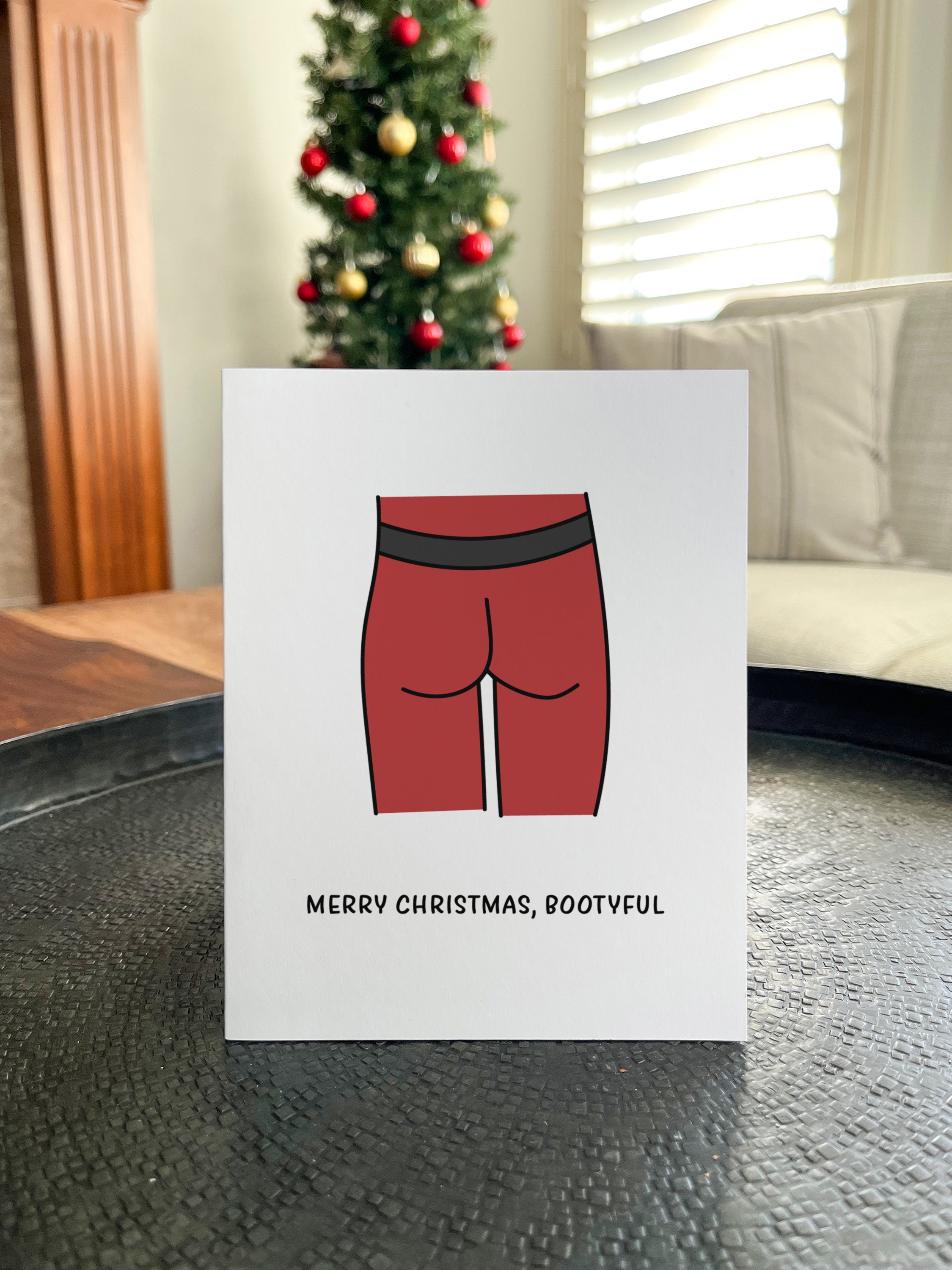 Funny Christmas Card Naughty Christmas Holiday Card For Him Etsy Canada