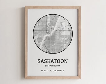 Saskatoon Poster - Etsy