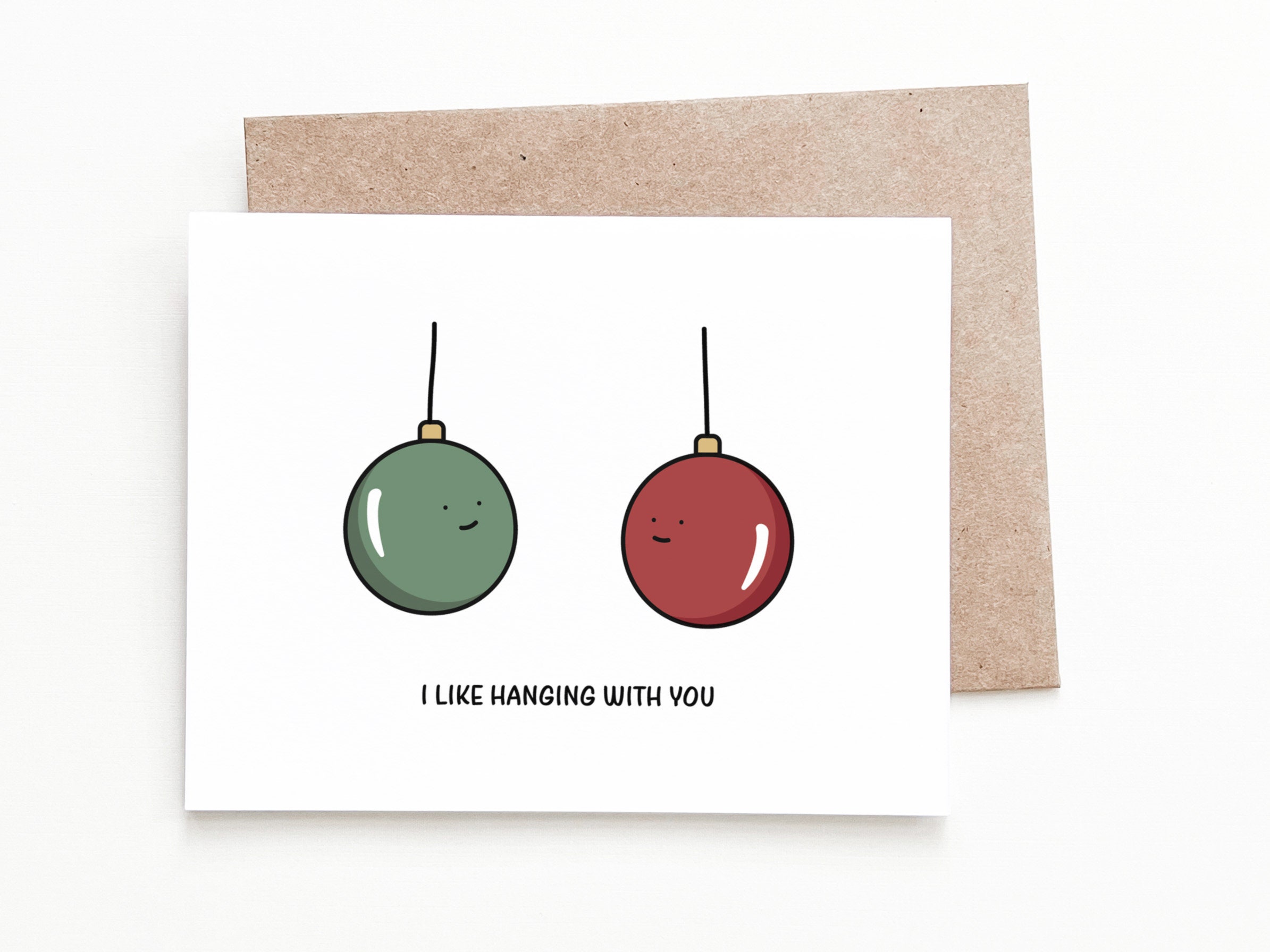 Funny Christmas Card Christmas Ornament Pun Holiday Card - Etsy Canada