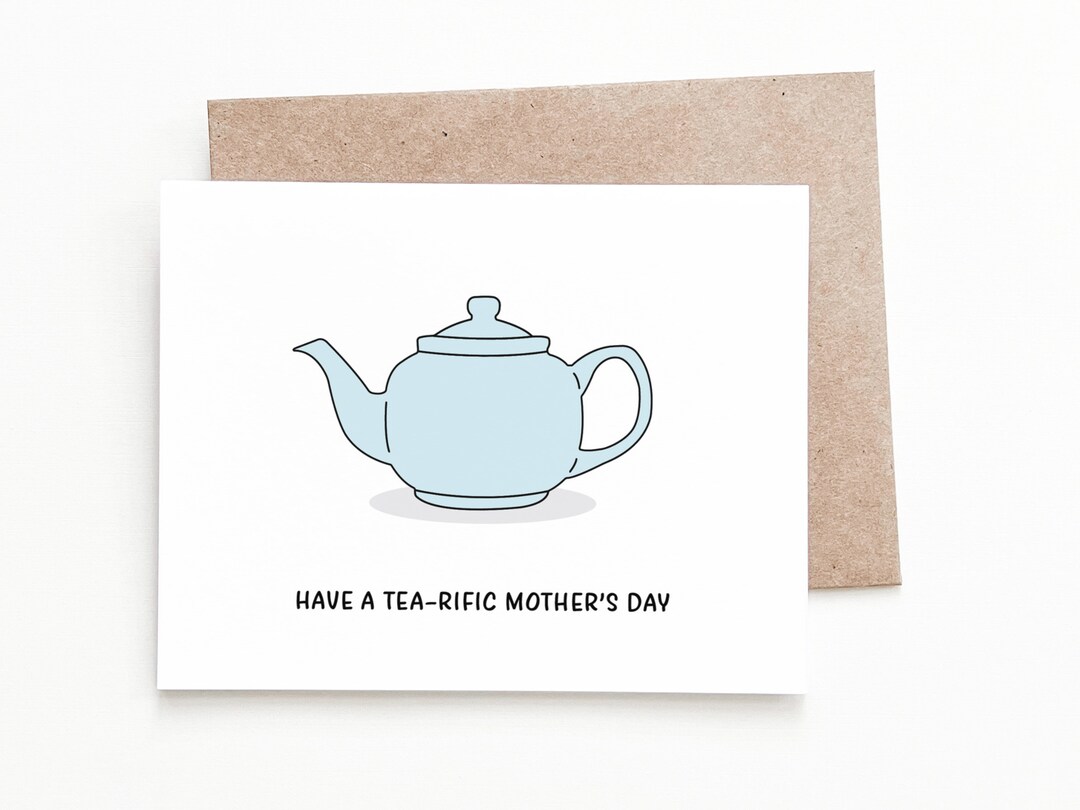 Handmade Tea Mother's Day Card - Etsy
