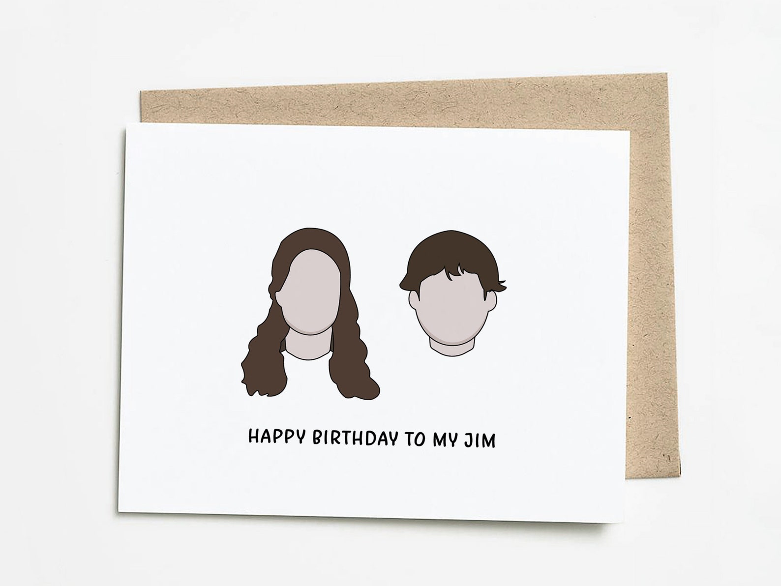 The Office Birthday Card Jim and Pam Birthday Gift for | Etsy Canada