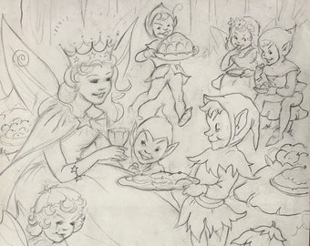 Pencil Drawings Of Pixies