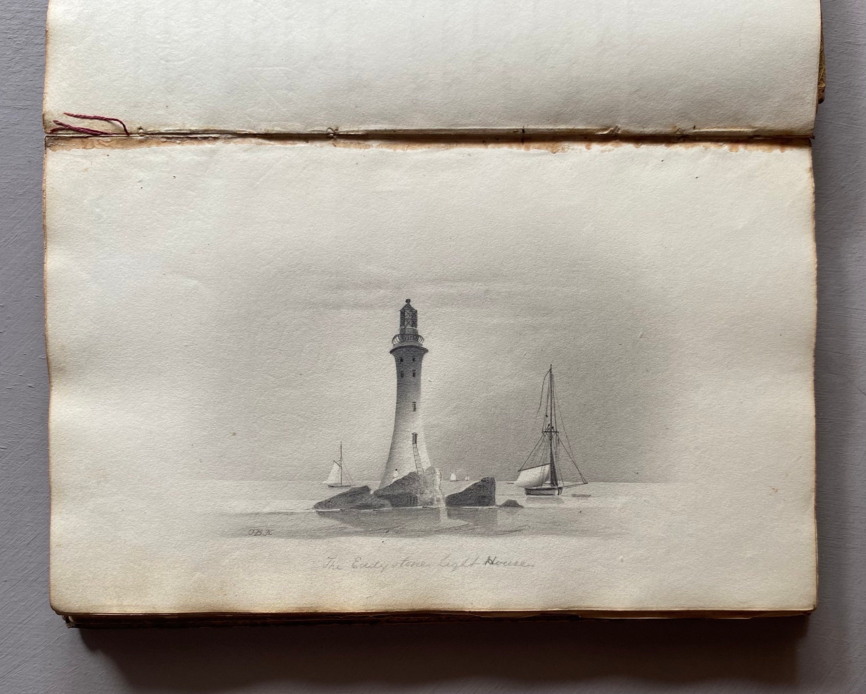 A Scrapbook From the Early 1800s. Watercolours, Drawings and Decorative ...