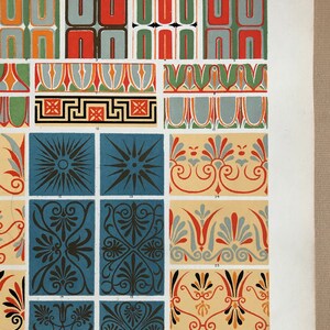 Greek Ornament. Plate Number 8. an Antique Plate From the Grammar of ...