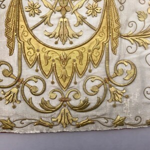 A Textile Sample From Lyon, France. Design for a Chasuble. Heavily ...