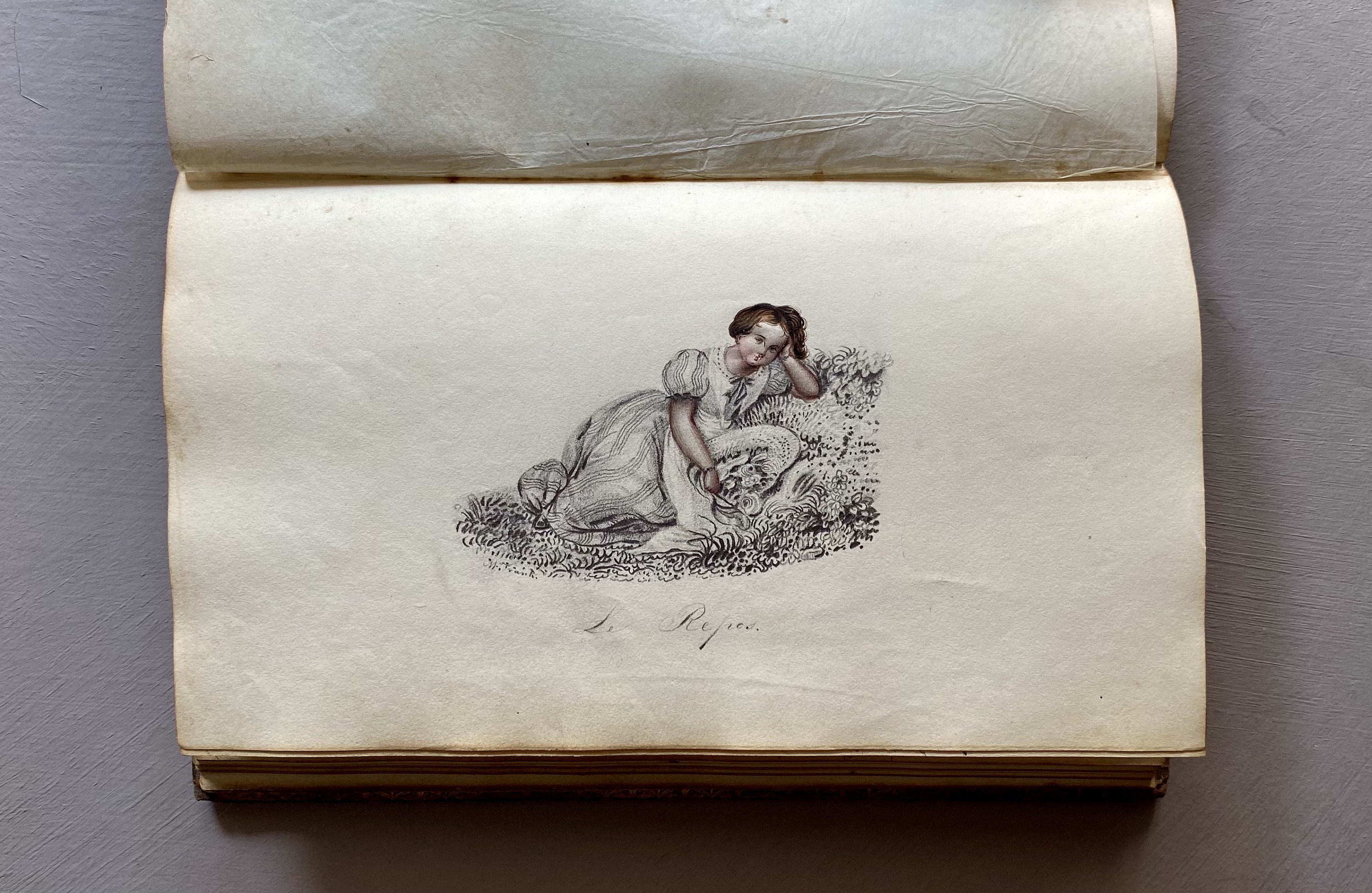 A Scrapbook From the Early 1800s. Watercolours, Drawings and Decorative ...