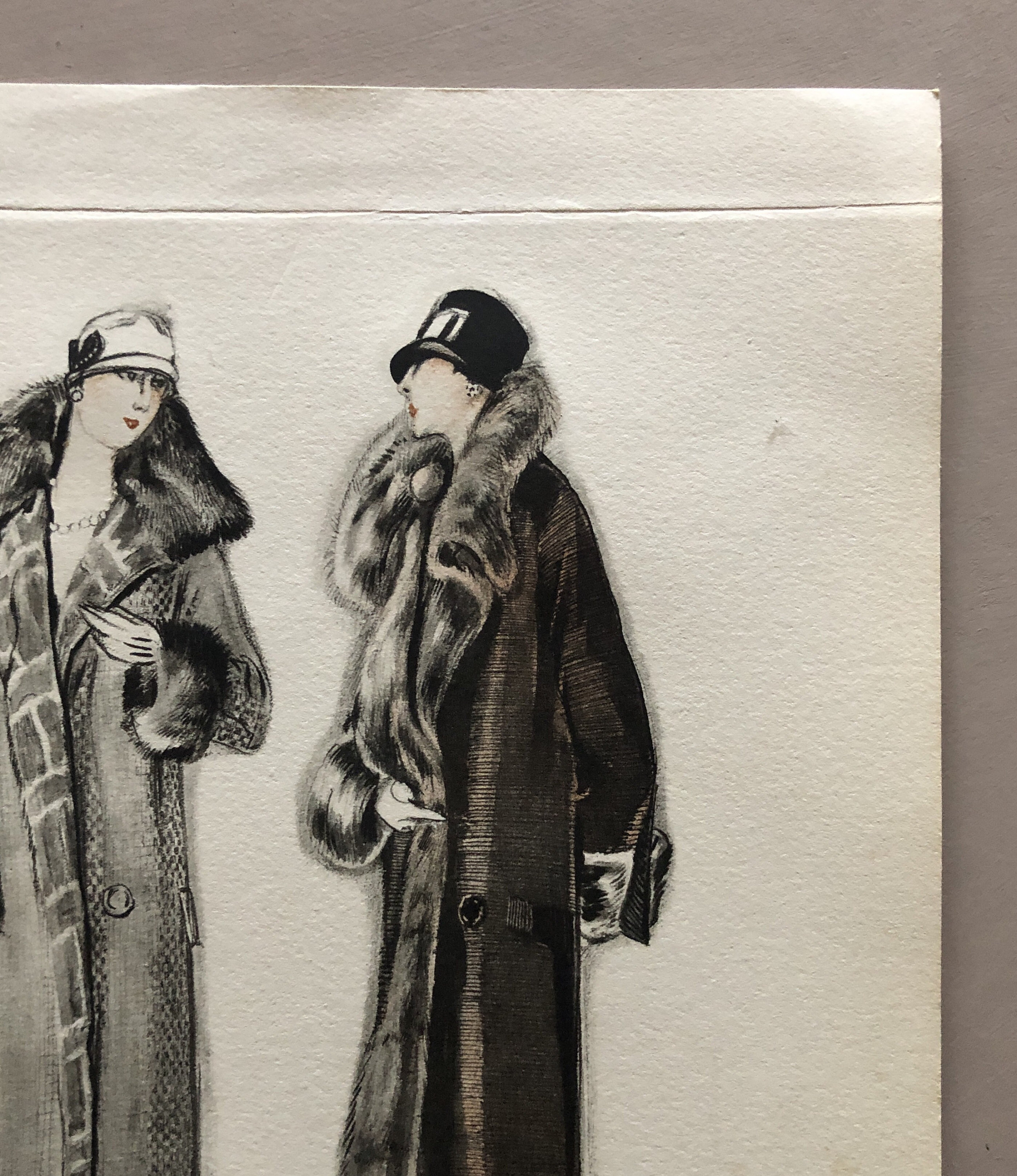 Simon Frères. Women in Furs. an Original Print Having the - Etsy