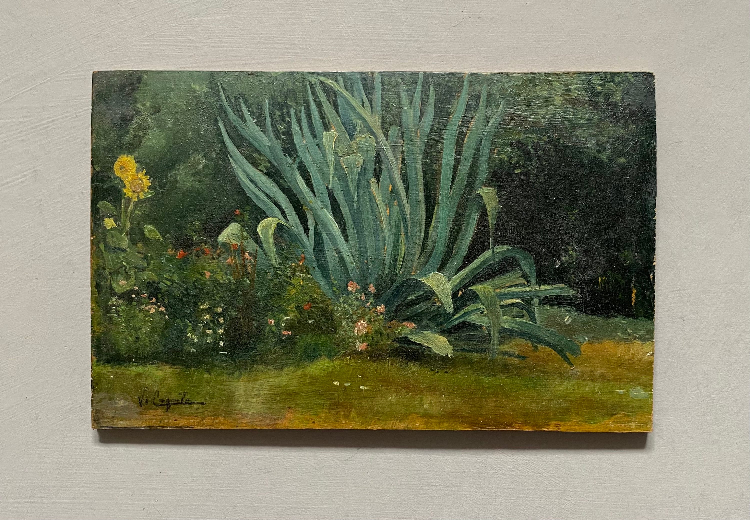 An Original Oil Painting by Neopolitan Artist Vincenzo Caprile. Late ...