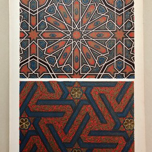 Moresque Ornament From the Alhambra. 6 Plates From the Grammar of ...