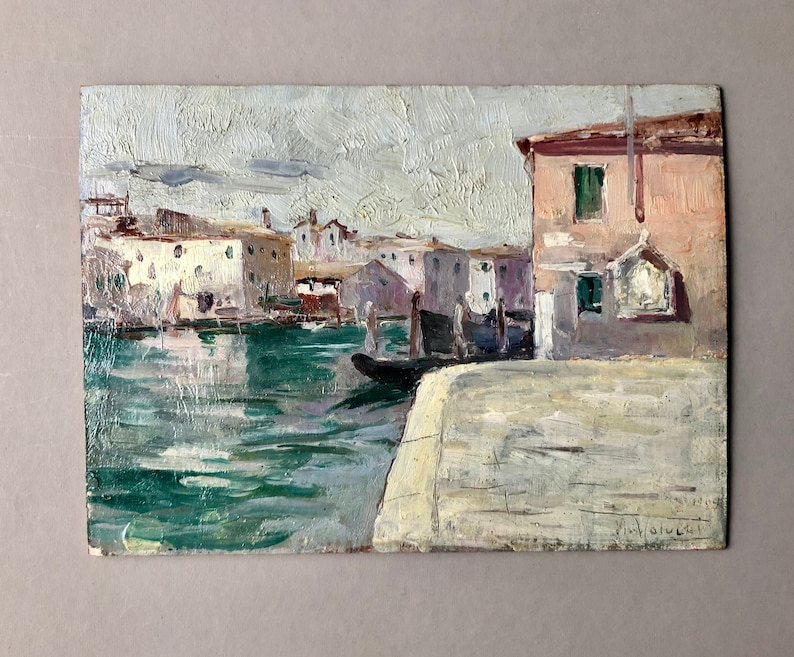 An Original Oil Painting by Neapolitan Artist Vincenzo Colucci (1898 ...