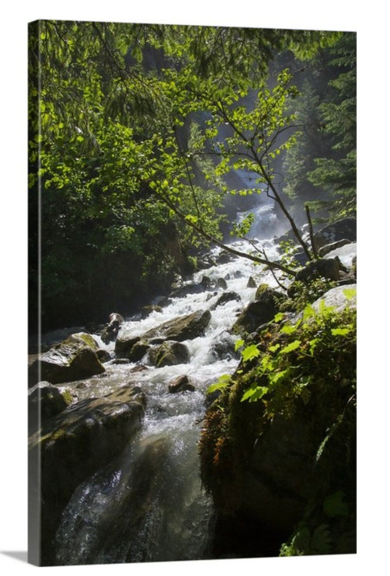Skagway Alaska Waterfall Landscape Photography Print. Wilderness Nature ...