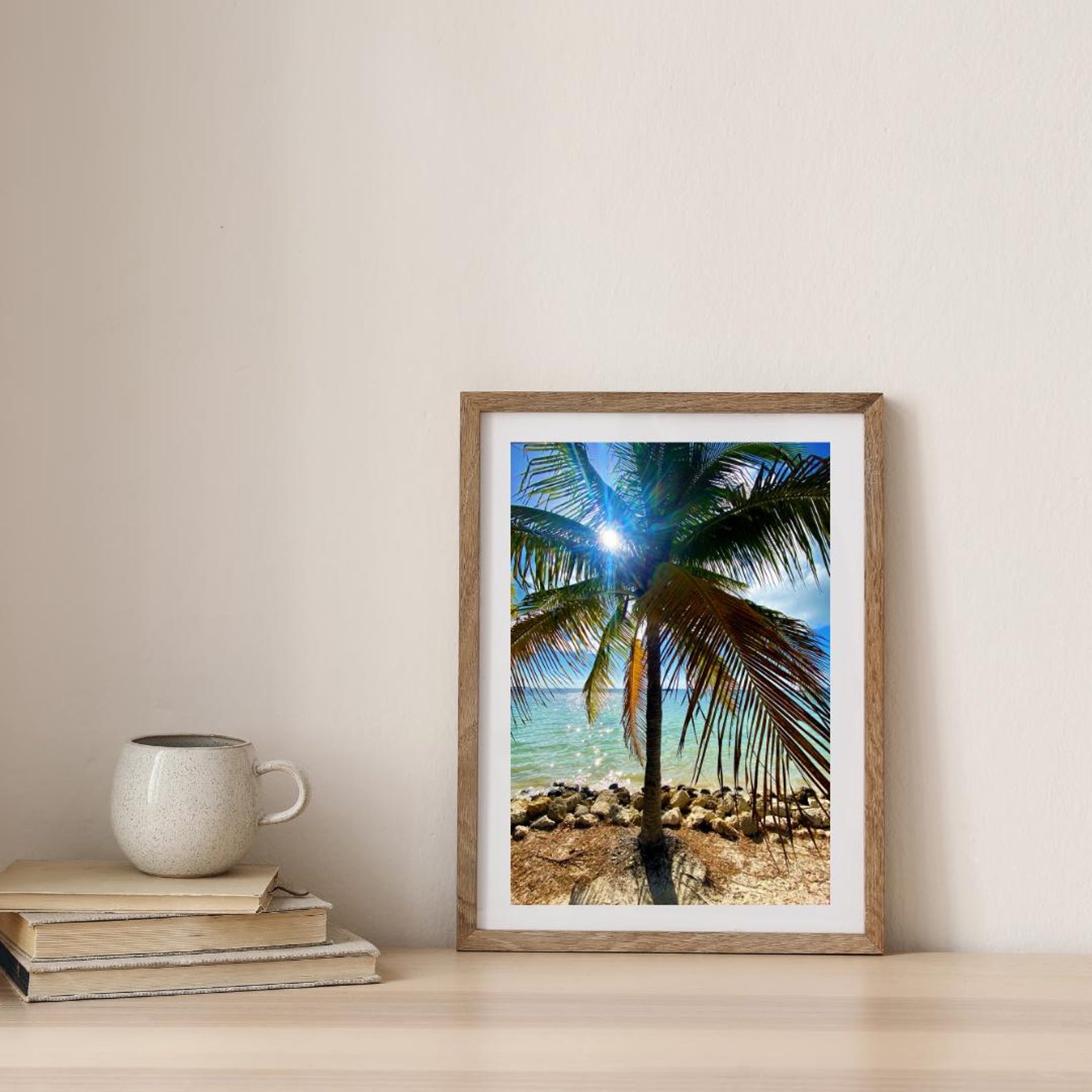 Key Biscayne Palm I Florida Beach Photography Print I Tropical Palm ...