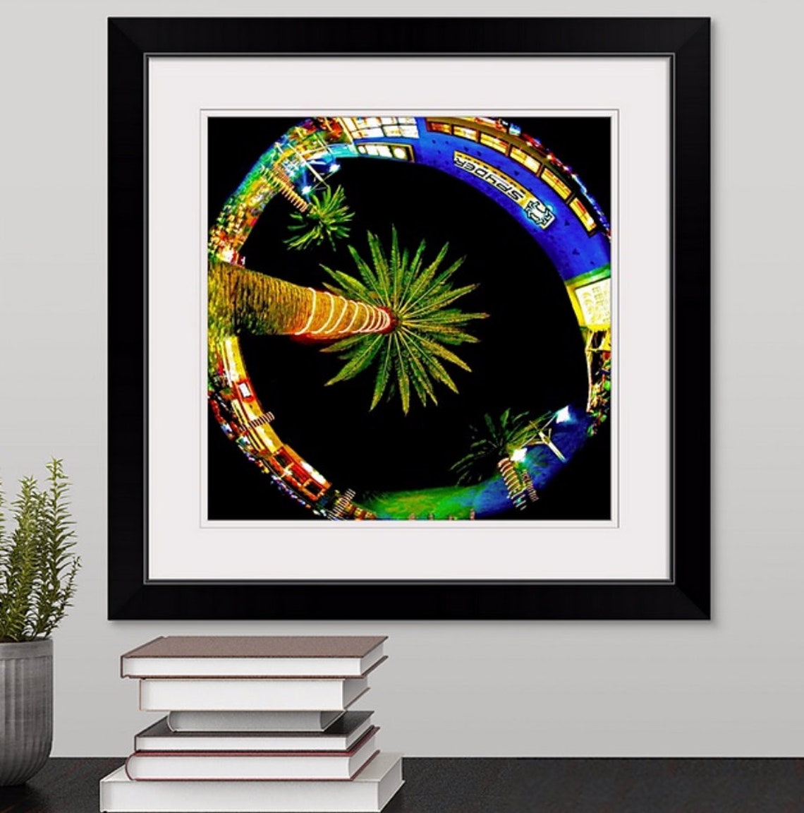 Hermosa Circle - Fisheye Pier Print / California Beach Photography ...