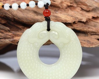 Jade Dragon Pendant - Etsy