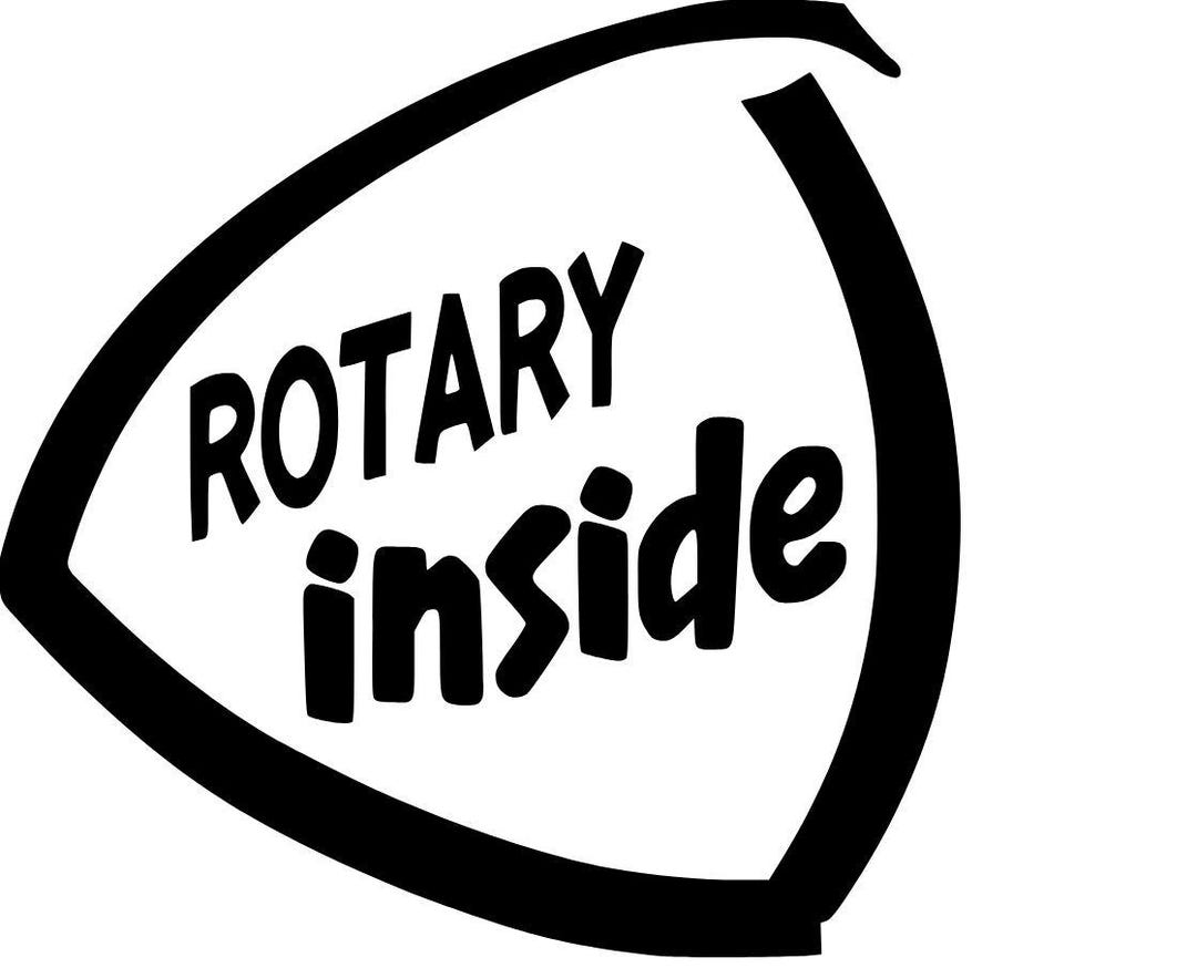 Rotary Inside Decal Sticker - Etsy