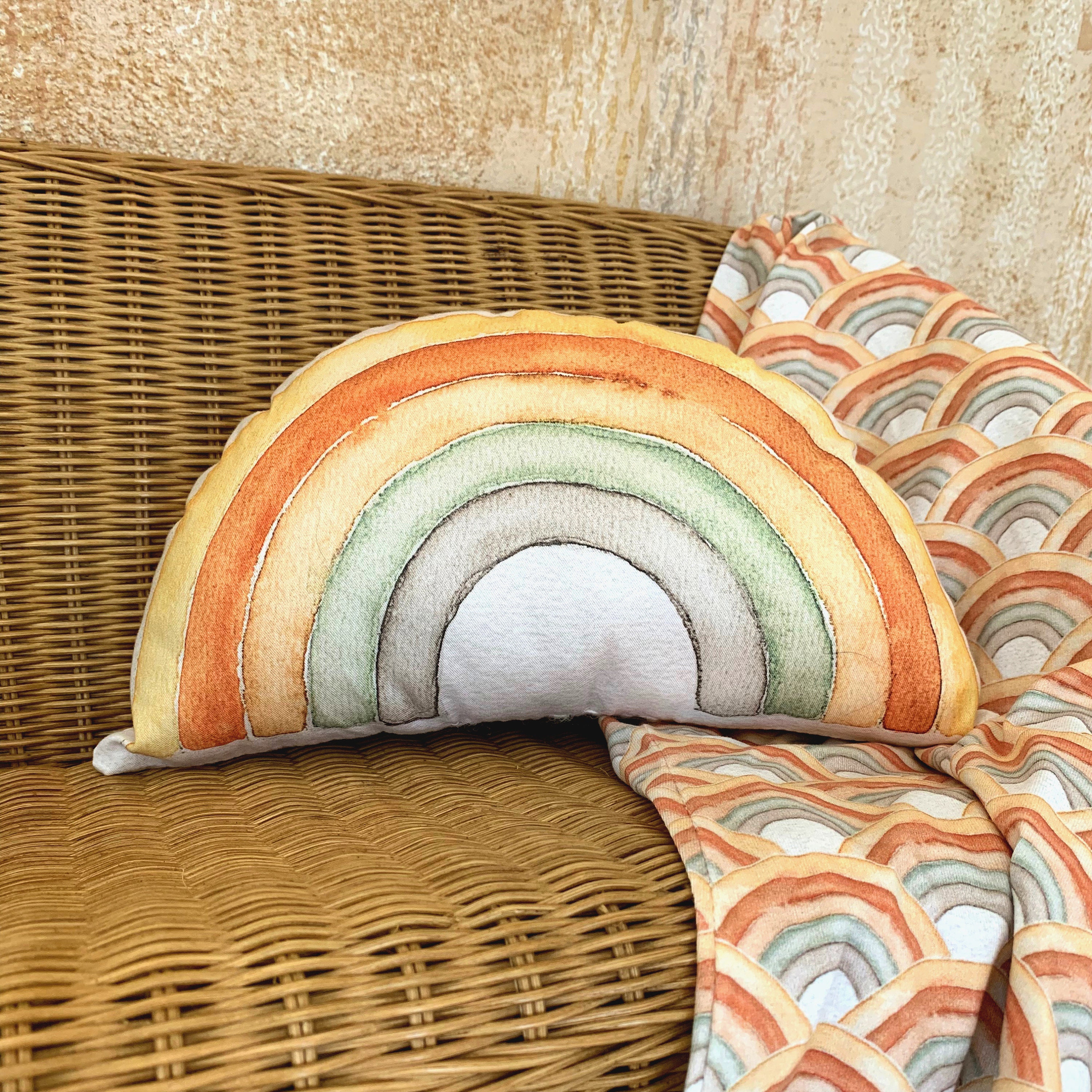 Rainbow Pillow Rose