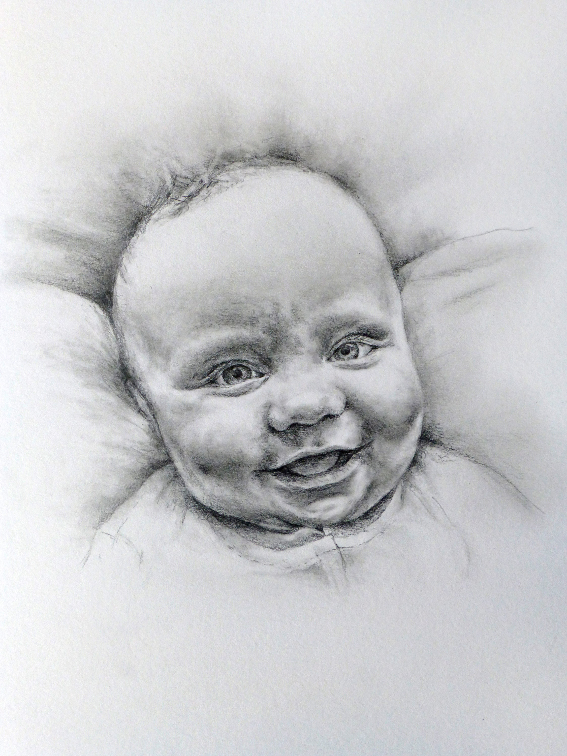 Pencil Drawings Of Babies Faces