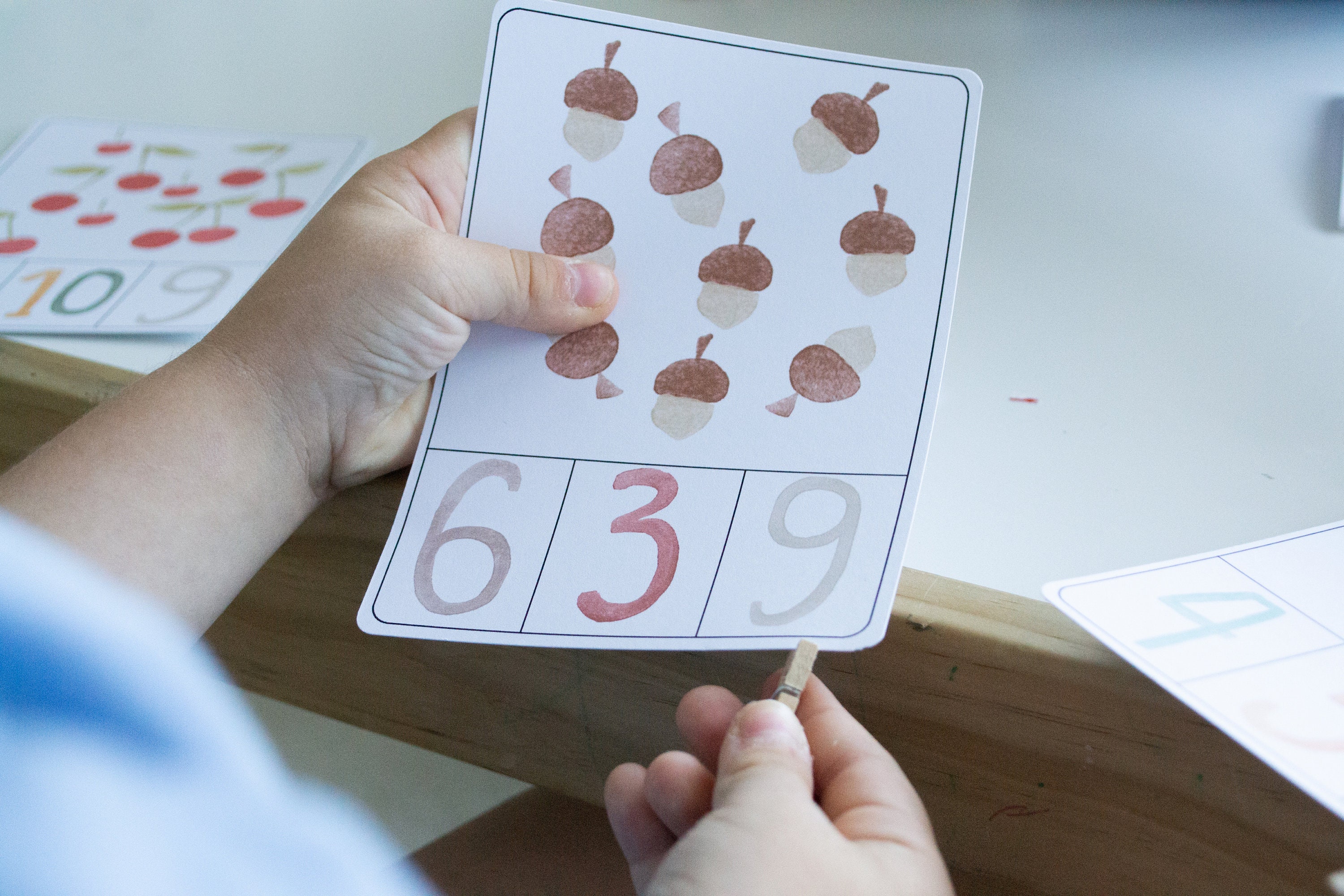 Count and Clip Cards Numbers 1-20 Montessori Learning - Etsy