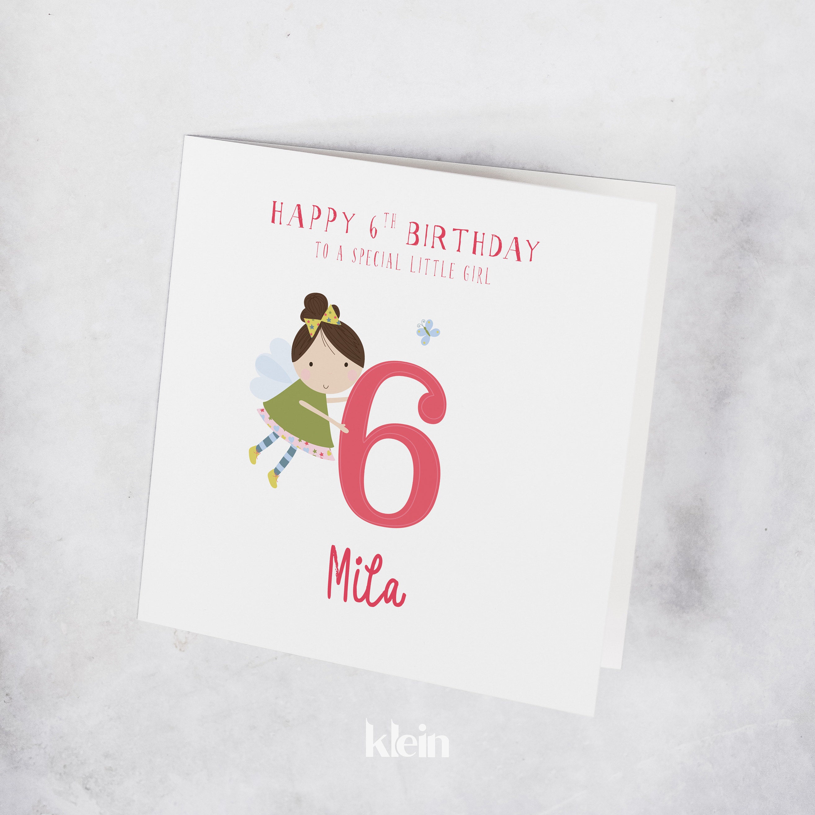 Personalised 6th Birthday Card Girls Birthday Card Fairy - Etsy