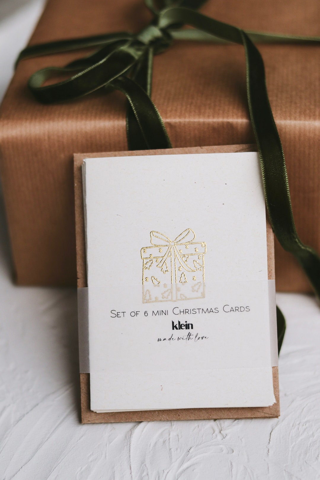 Set of 6 Mini Christmas Cards Christmas Cards Pack Set of - Etsy