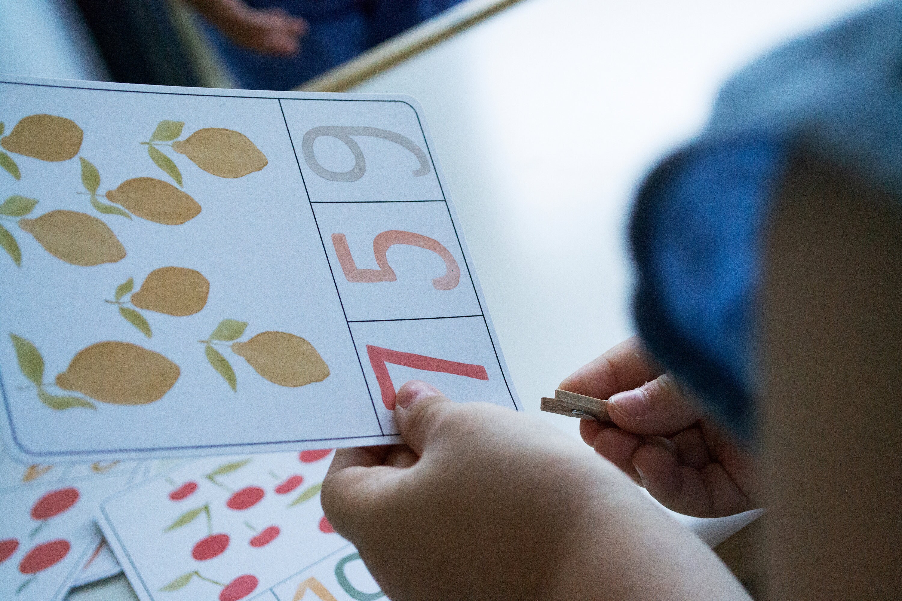 Count and Clip Cards Numbers 1-20 Montessori Learning - Etsy