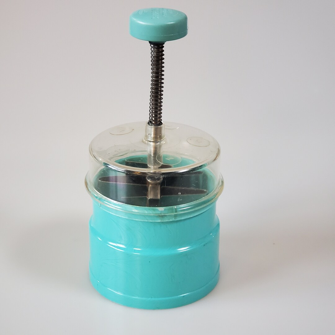 Vintage Popeil Chop-o-matic MCM Food Chopper Turquoise Melamine - Etsy