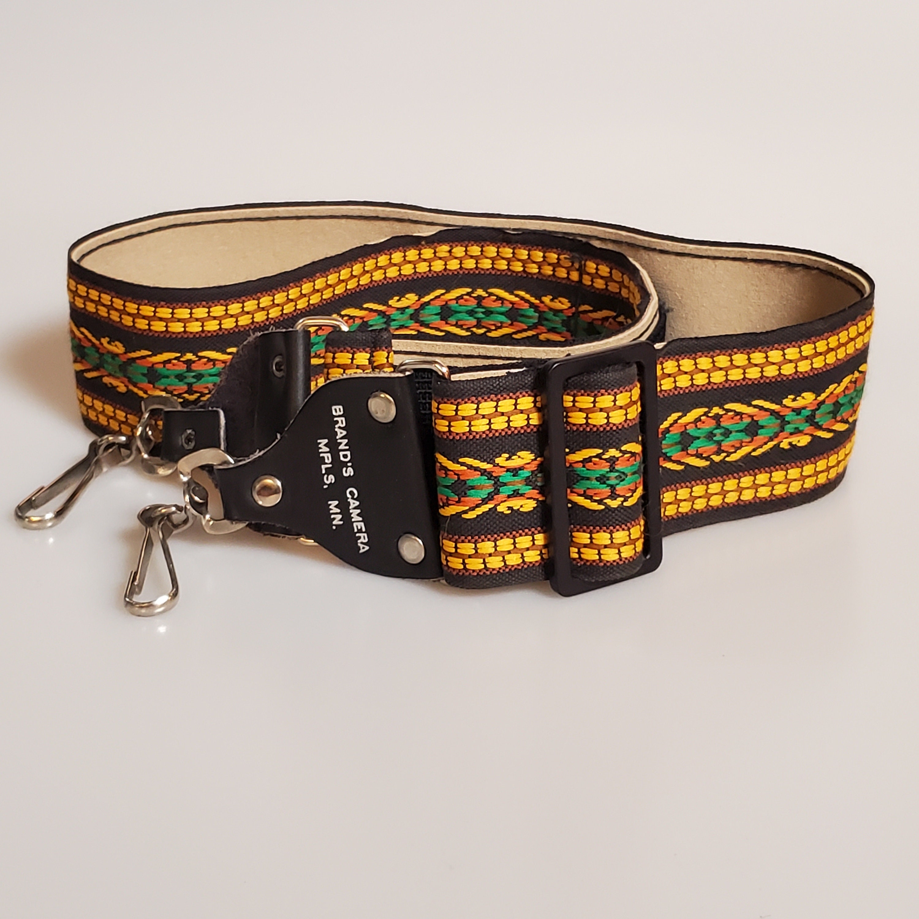 Vintage Tapestry Ribbon Lined Camera Strap From Brand's Camera ...