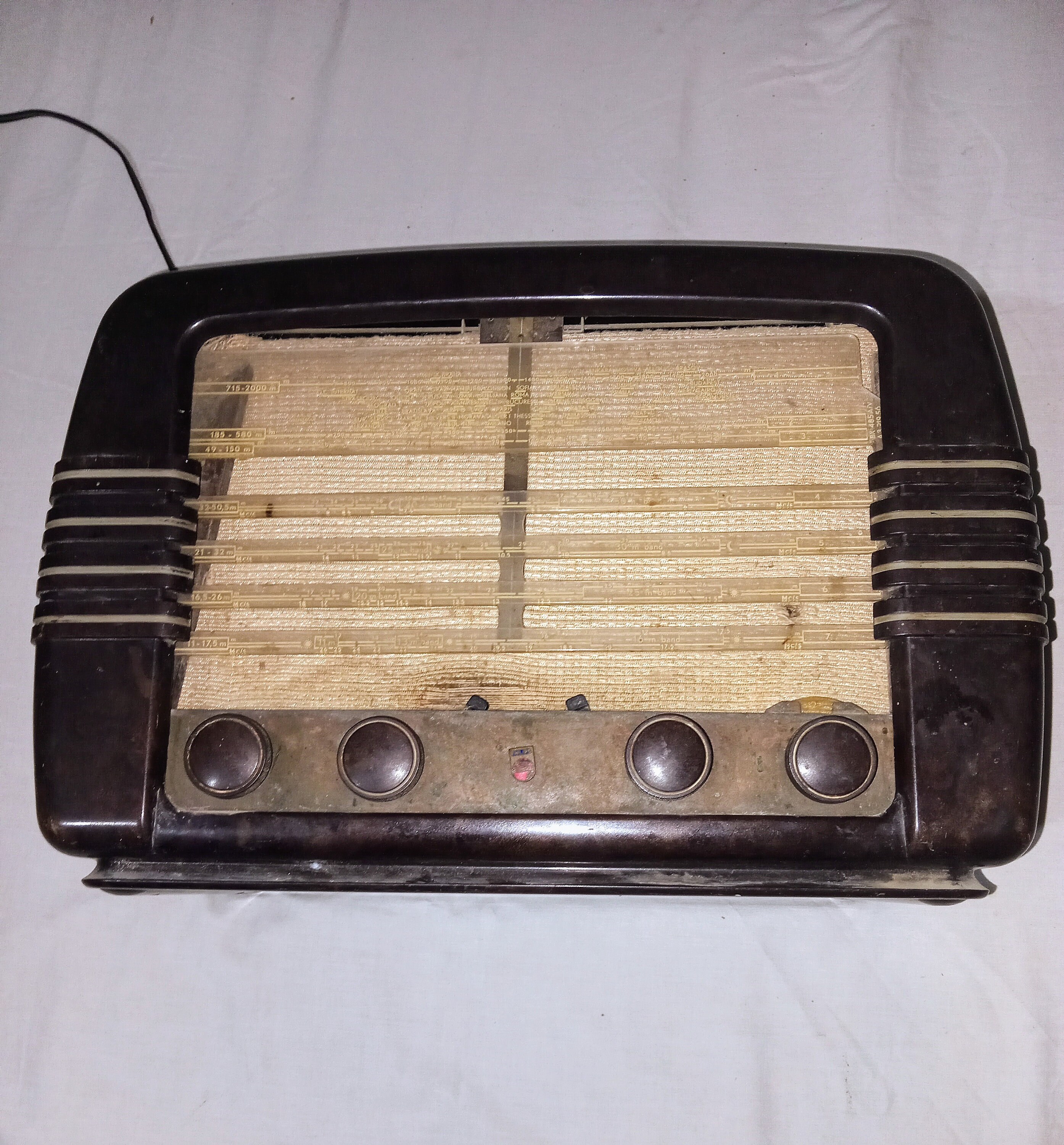 Rare Phillips Vintage 1940 Receiver Radio .made in Holland. Phillips - Etsy