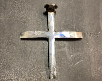 Railroad Spike Cross | Etsy