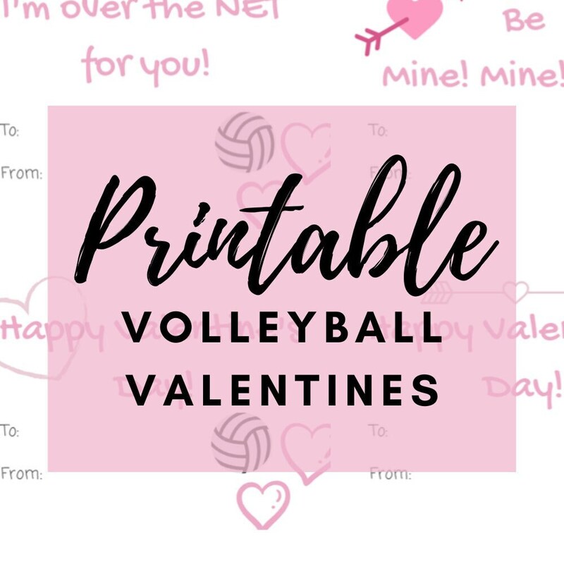 Volleyball Valentine - Etsy