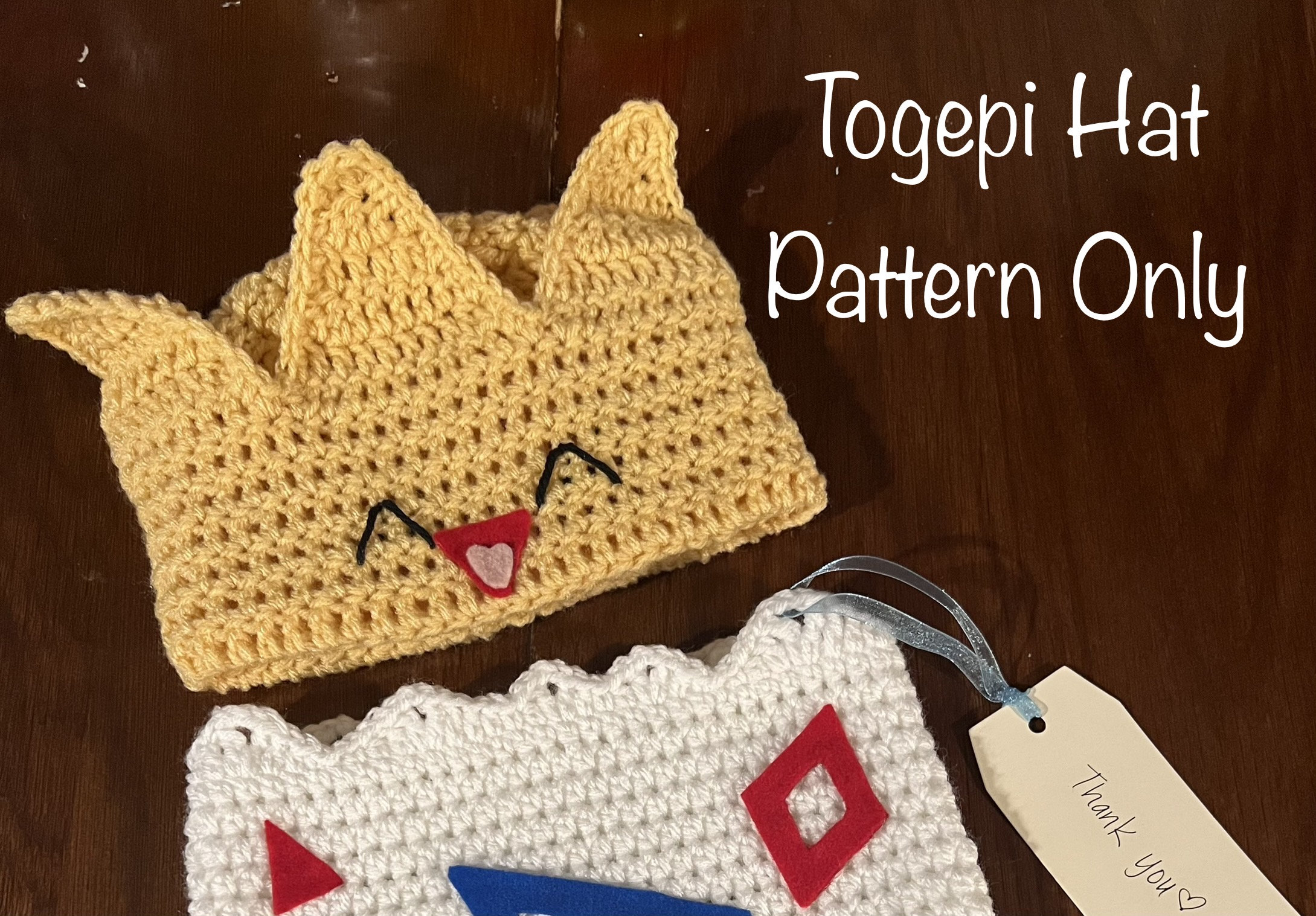 Digital Hat Pattern ONLY * Togepi Hat Pattern - Etsy