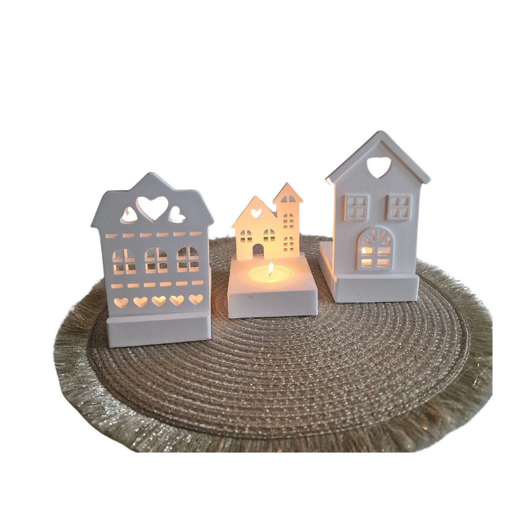 Tealight Holder With Replaceable Inserts Made of Keraflott - Etsy