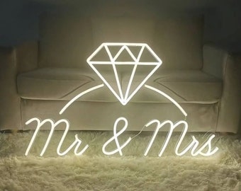 Wedding Ring Neon Sign - Etsy