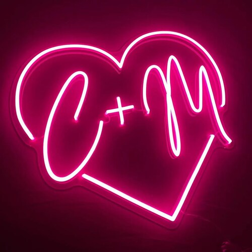 Initials Neon Sign for Wedding Decoration Wedding Neon Sign - Etsy