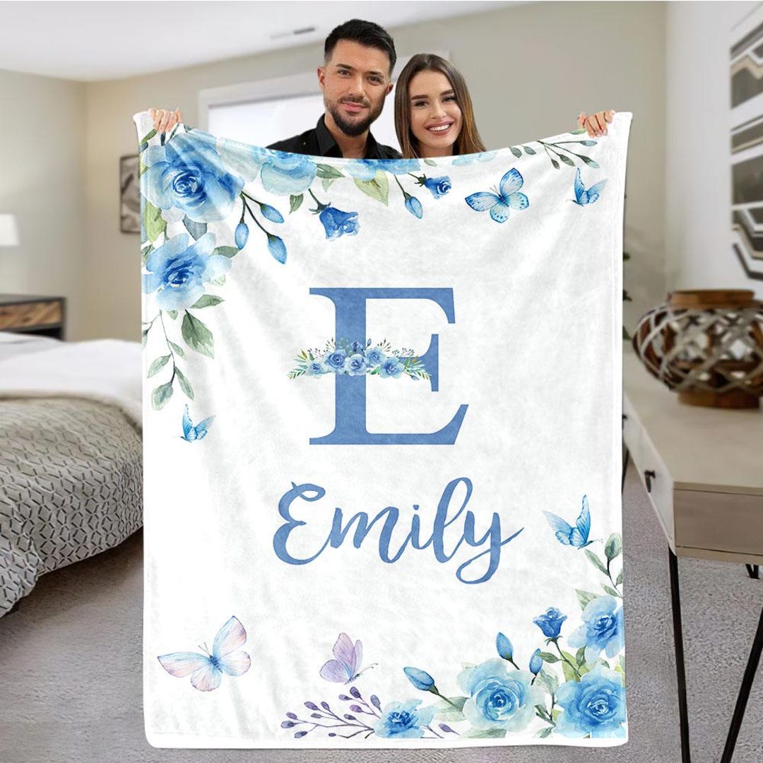 Personalized Baby Blanket, Custom Baby Name Blanket, Customized Baby ...