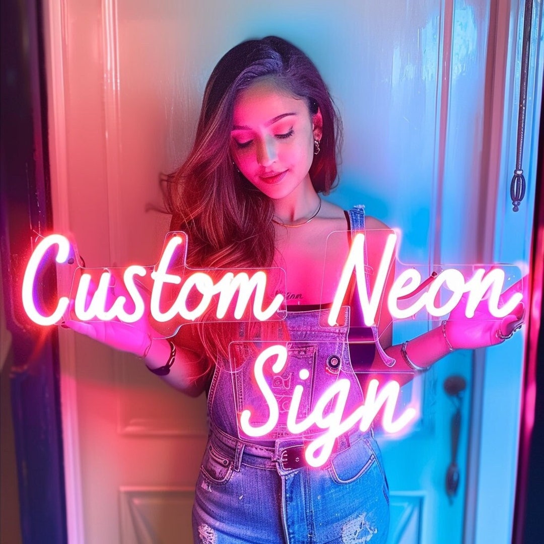 Custom Last Name Neon Sign Wedding Decor, Custom Sign Wall Decor, Led ...