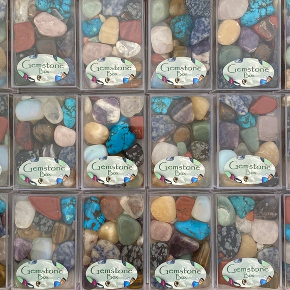 Gemstone Collection Box - Etsy UK